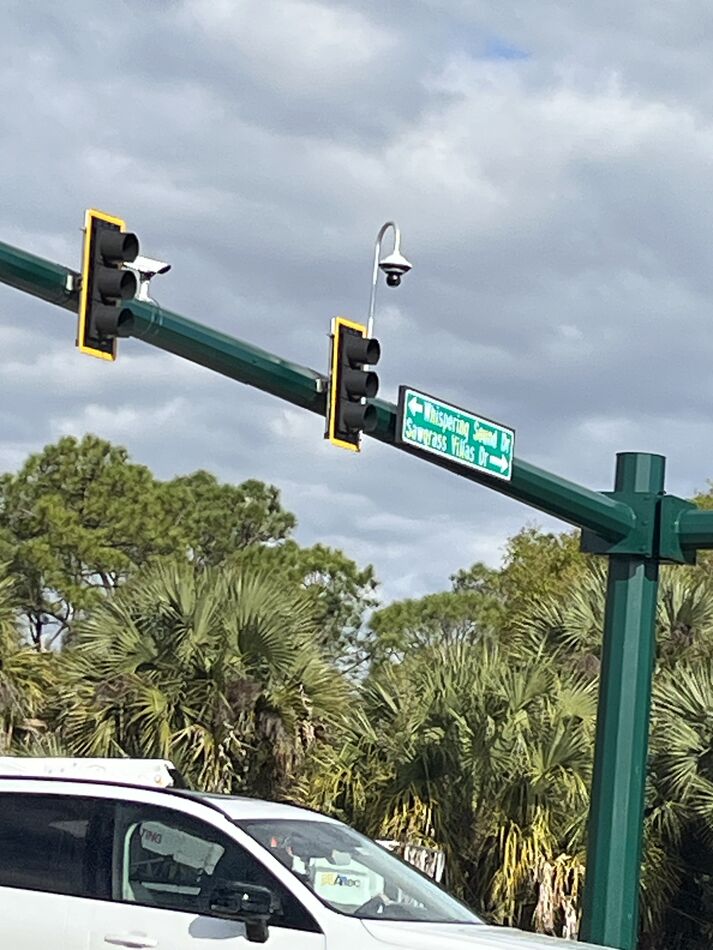 Cameras on Route 714 MARTIN Highway: Just noticed they are putting ...